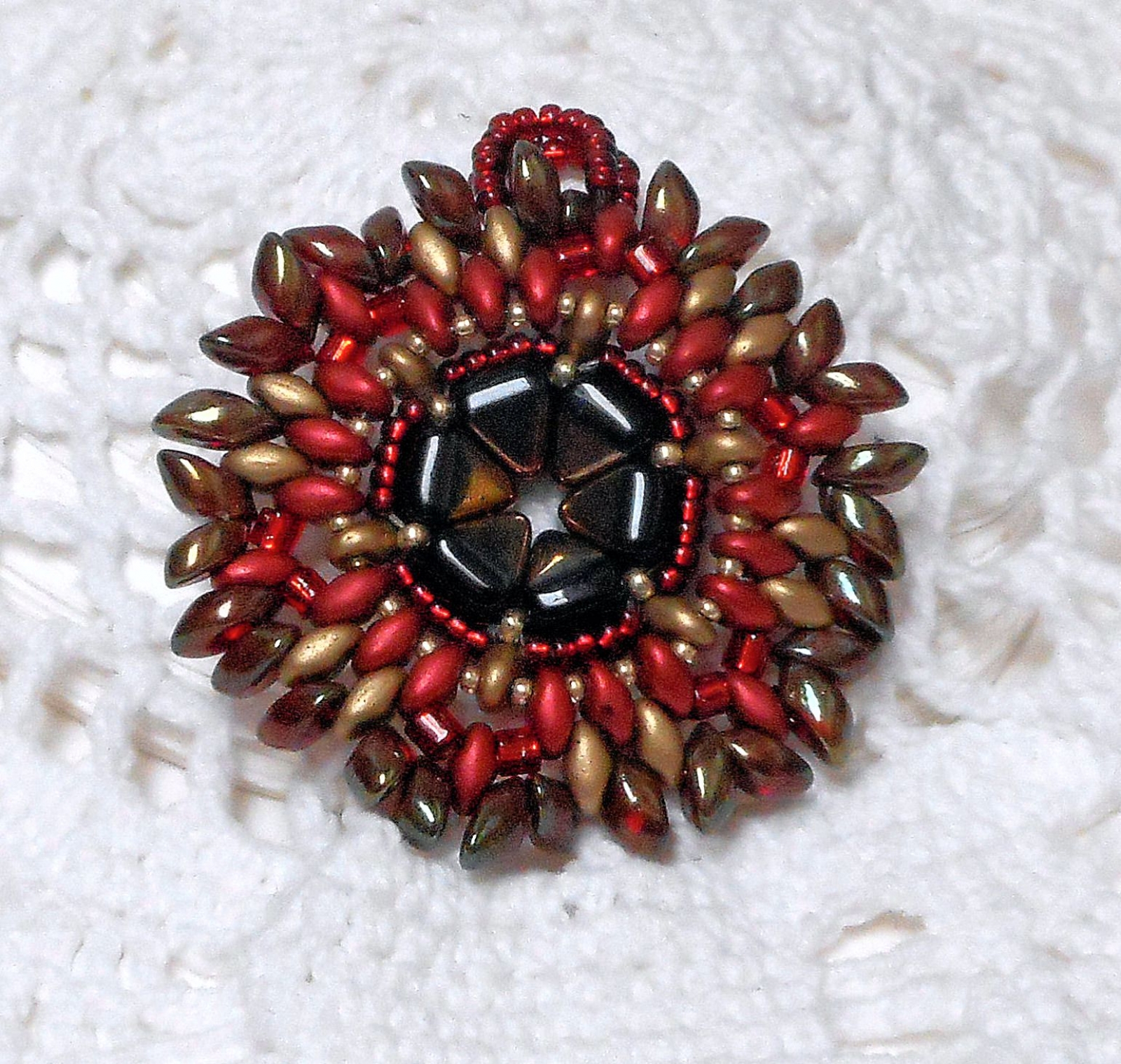 Beadweaving TUTORIAL "Fan-Shaw" Pendant | Twyla Harbick Designs