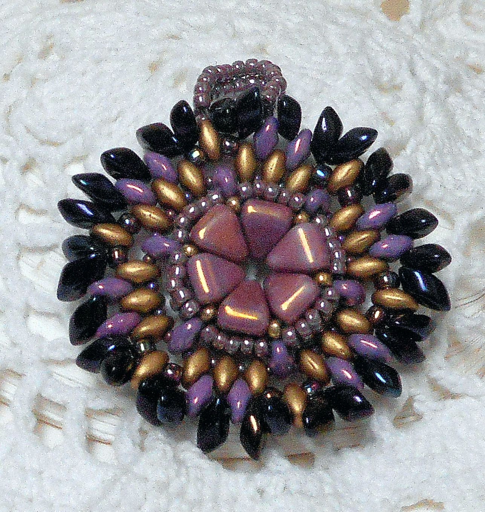 Beadweaving TUTORIAL "Fan-Shaw" Pendant | Twyla Harbick Designs