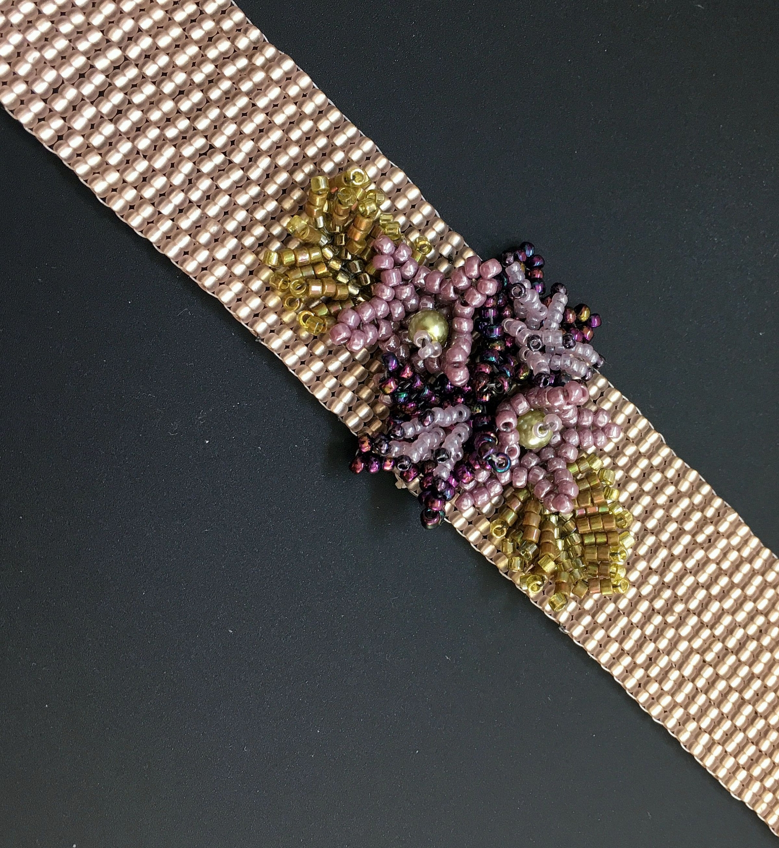 Beading TUTORIAL "Spring Fling" Peyote/Herringbone Bracelet | Twyla ...